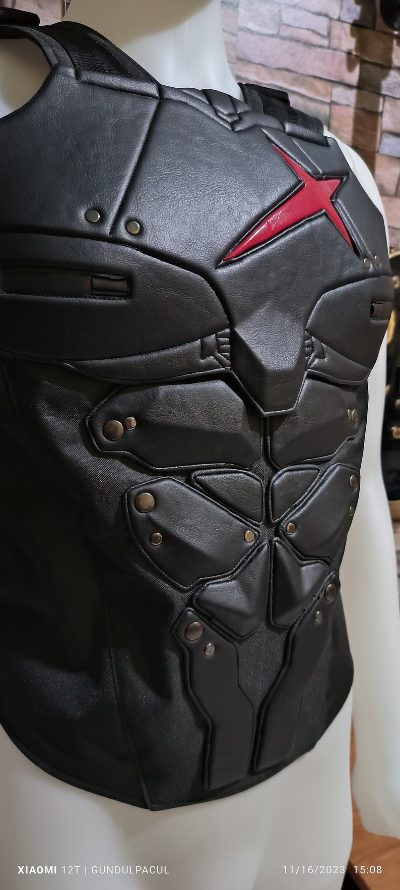 Red X Chest and Abs Armor - Etsy