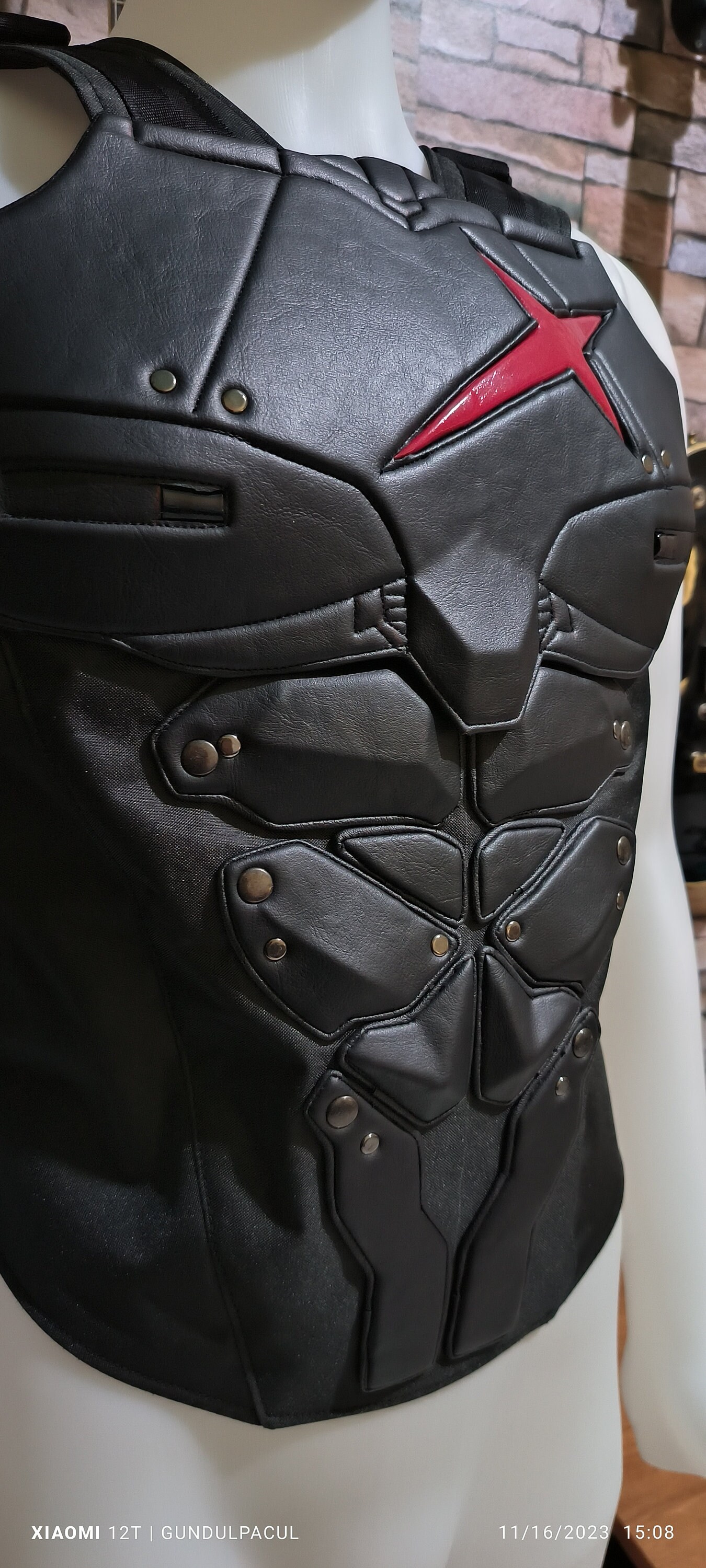Red X Chest and Abs Armor - Etsy