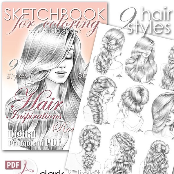 Hairstyle Book - Etsy