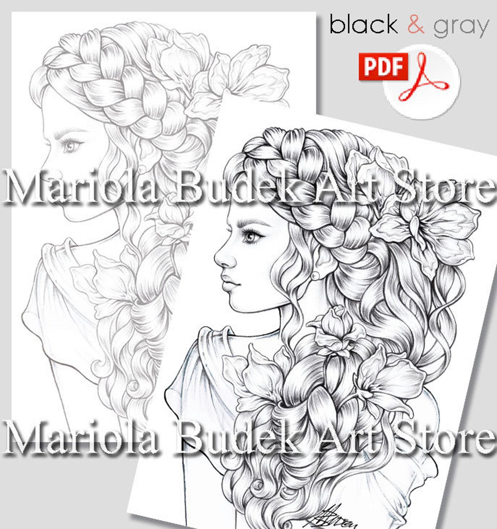 Coloring Pages Six Pack of Premium Art II | 50% off | Printable Adult ...