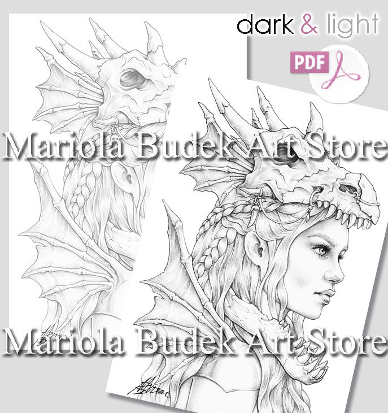 Coloring Pages Six Pack of Premium Art III 50% off - Etsy