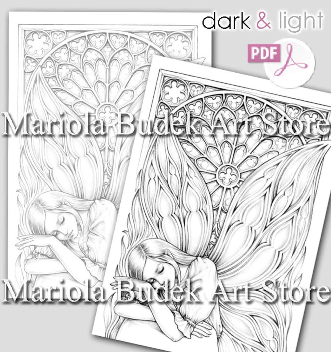 Coloring Pages Six Pack of Premium Art IV 50% off | Etsy