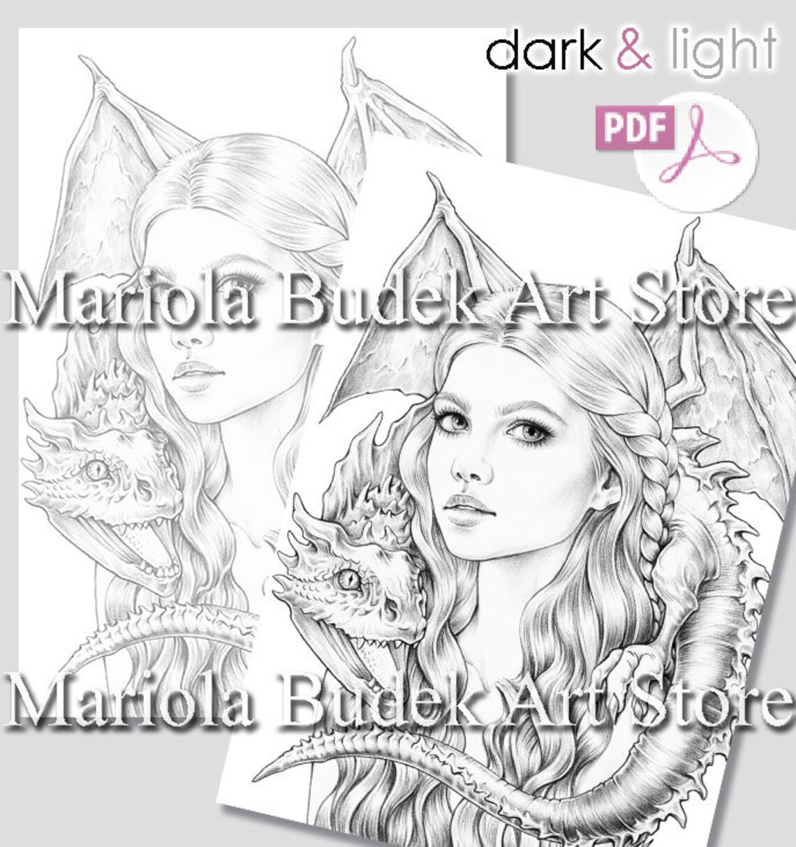 Coloring Pages Six Pack of Premium Art III | 50% off | Printable Adult ...