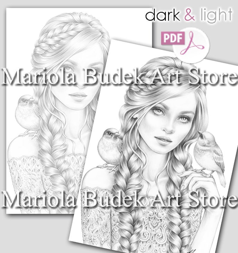 Coloring Pages Six Pack of Premium Art VI 50% off - Etsy Canada