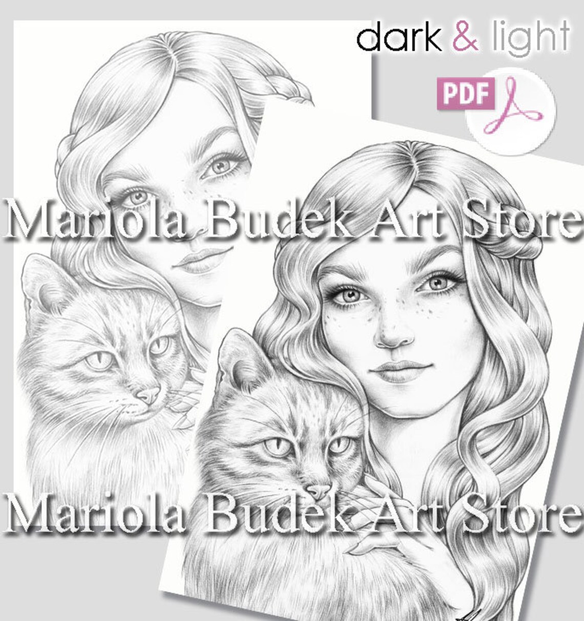 Coloring Pages Six Pack of Premium Art III 50% off | Etsy