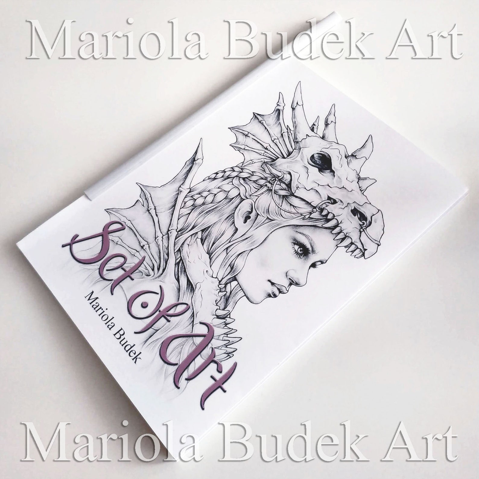 Set of Art Mariola Budek Coloring Book Kids Artist - Etsy