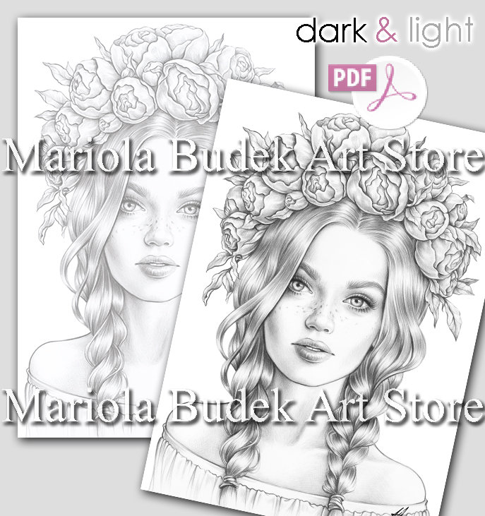 Coloring Pages Six Pack of Premium Art VI 50% off | Etsy