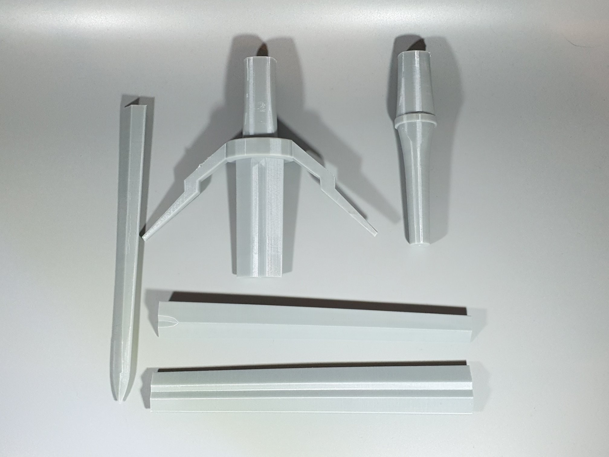 Witcher Silver Sword Kit 3D Printed Cosplay Accessories | Etsy