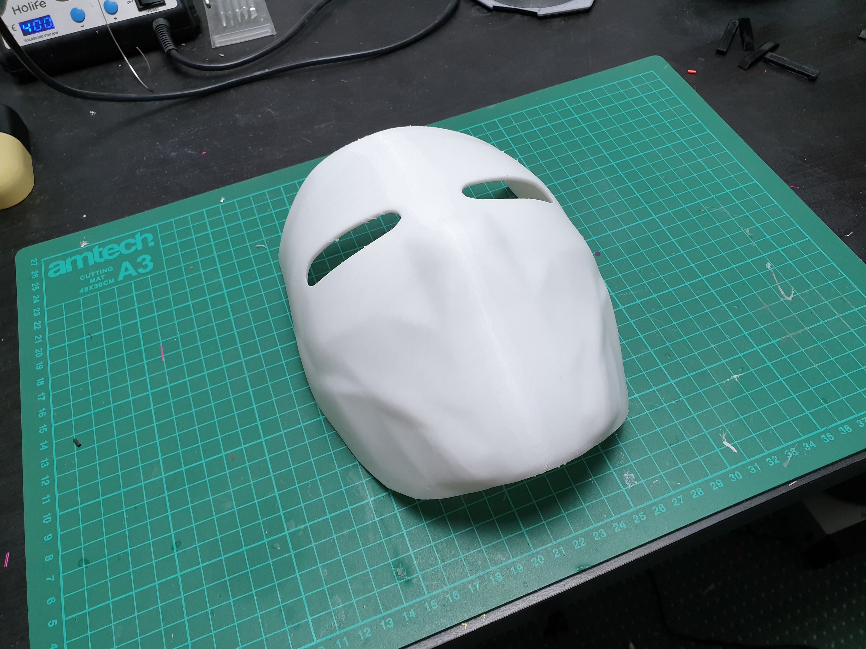 White Mask R6S Cosplay Prop 3D Printed - Etsy Australia