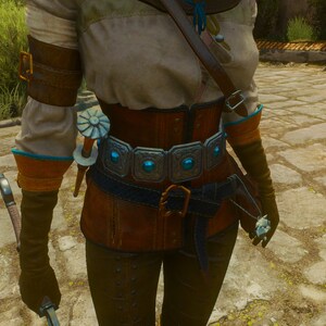 Ciri Belt Single Large Buckle 3D Printed Cosplay Accessories Witcher ...