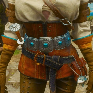 Ciri Belt Single Large Buckle 3D Printed Cosplay Accessories Witcher ...