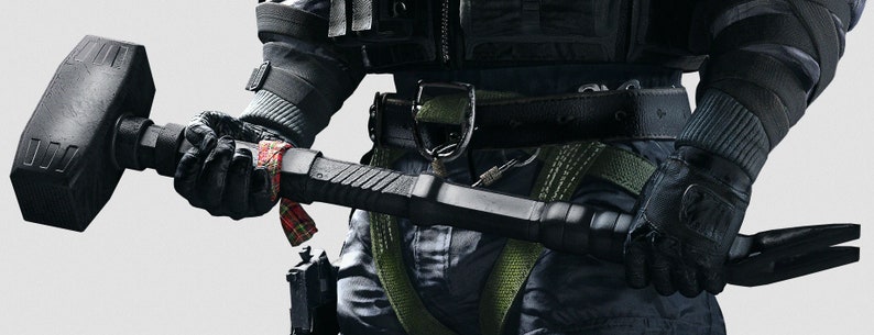 Sledge Caber R6S Six Siege Cosplay Props 3D Print | Etsy