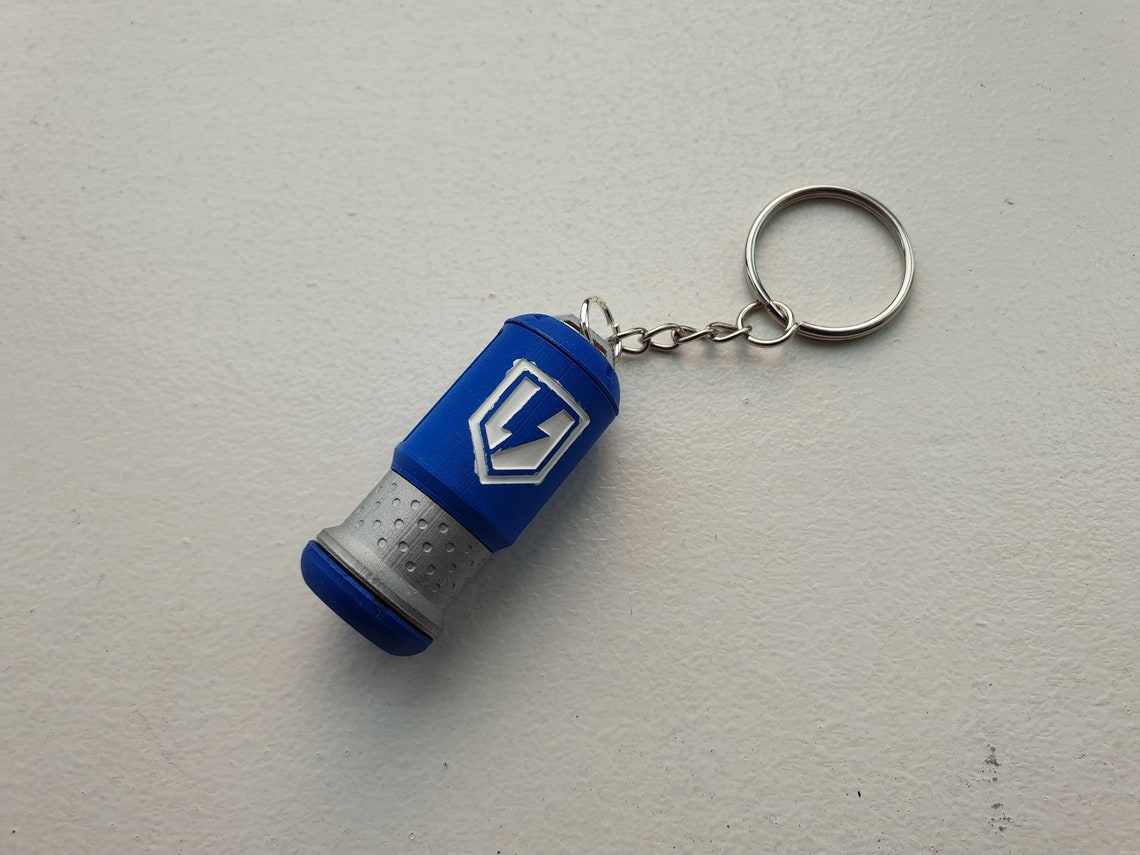 Apex Shield Battery Keyring 3D Printed Keychain | Etsy