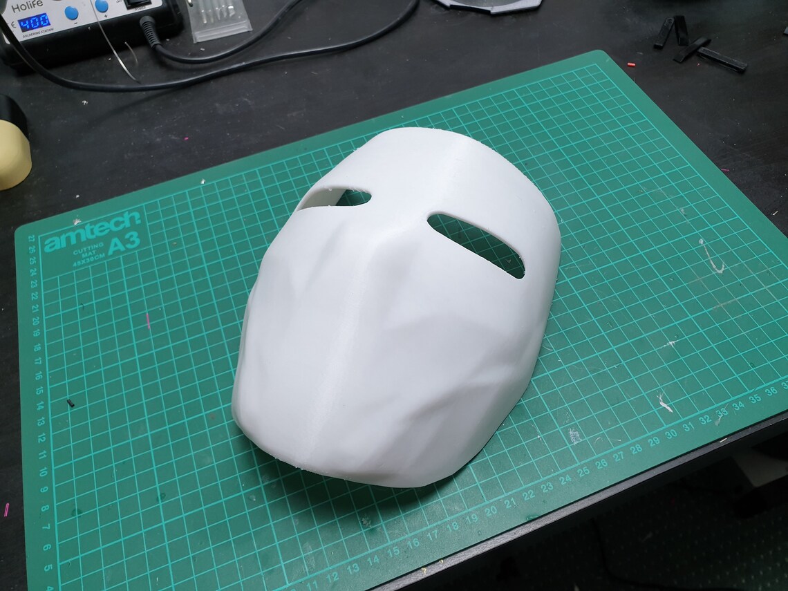 White Mask R6S Cosplay Prop 3D Printed - Etsy Australia