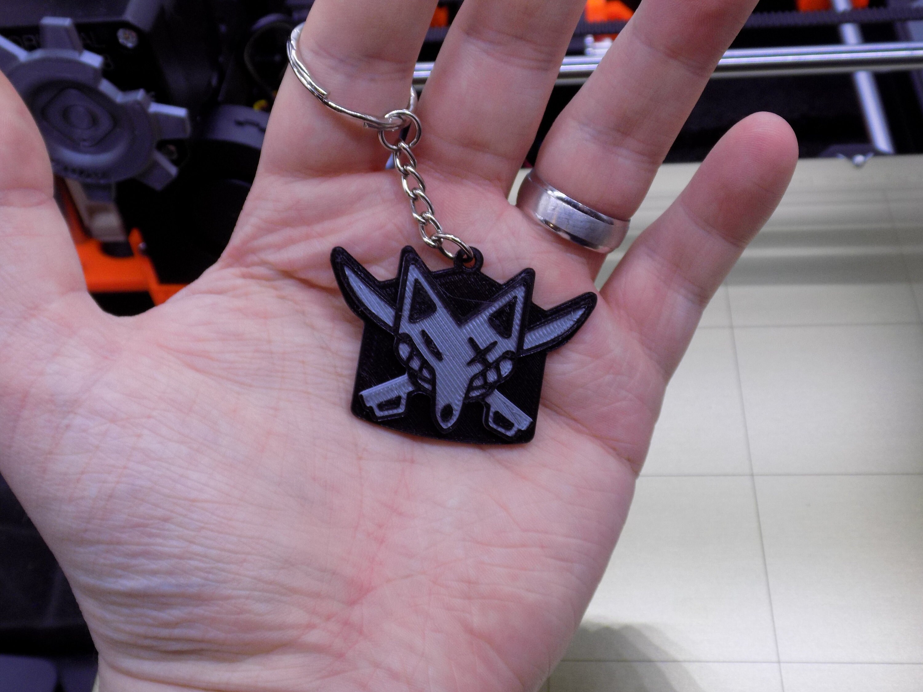 Dirty Bomb Jackal Keyring | Etsy