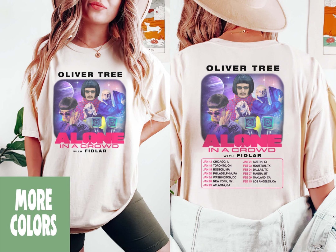 Oliver Tree Alone in a Crowd 2024 Tour Png Oliver Tree Fan - Etsy