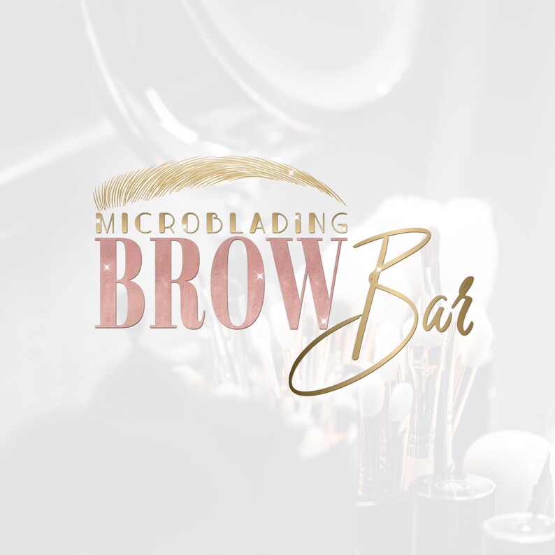 Eyebrow Logo Beauty Logo Microblading Logo Lashes Logo - Etsy