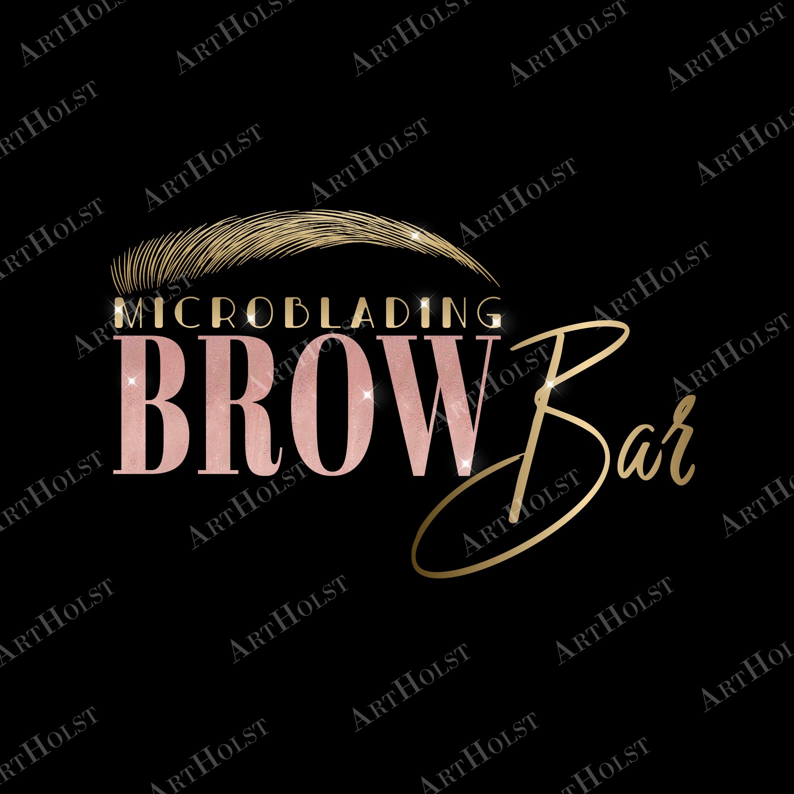 Eyebrow Logo Beauty Logo Microblading Logo Lashes Logo - Etsy
