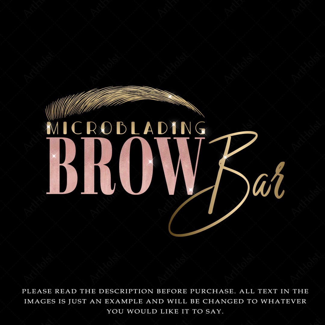 Eyebrow Business Logo Design, Beauty Logo, Microblading Logo, Lashes ...