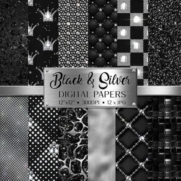Black Silver - Etsy