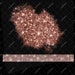 Rose Gold Glitter Overlays PNG, Birthday Elements PNG, Christmas ...