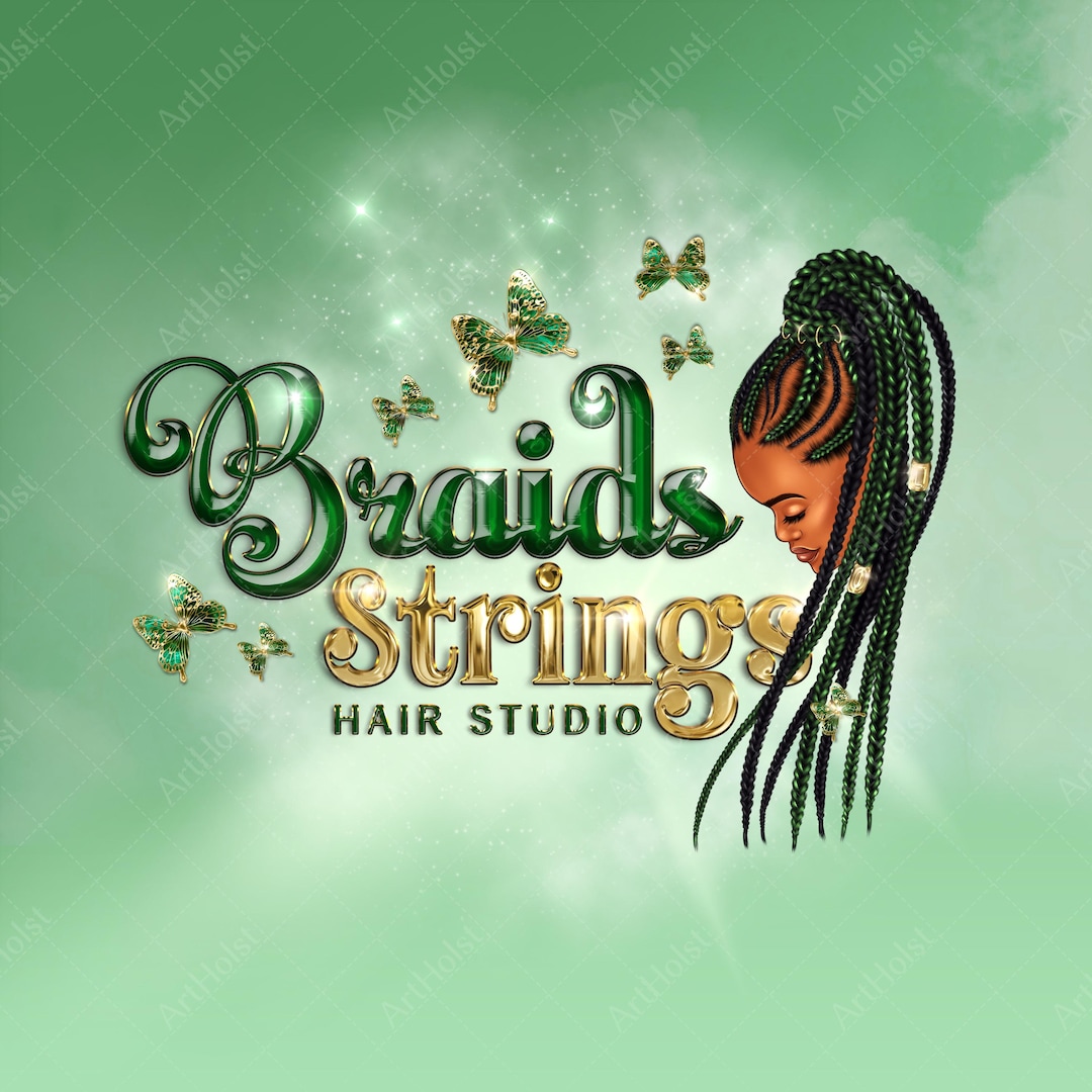 Braided Hairstyle Logo Design | Beautiful Braids, Beauty and Hair Salon ...