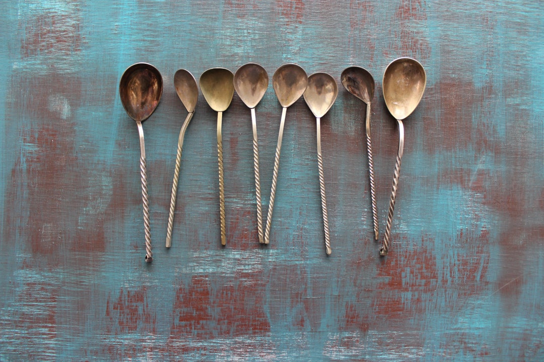 Vintage Melchior Metal Spoon German Silver From Europe Rustic Cottage ...