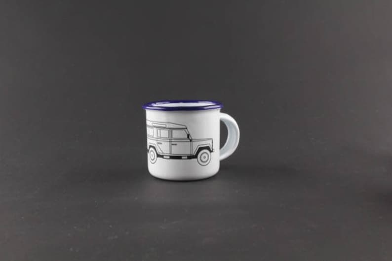 Espresso Enamel Mug - Landrover Defender 90 110 130 Multi Listing ...