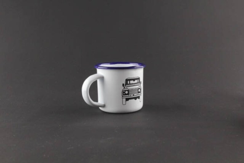 Espresso Enamel Mug - Landrover Defender 90 110 130 Multi Listing ...