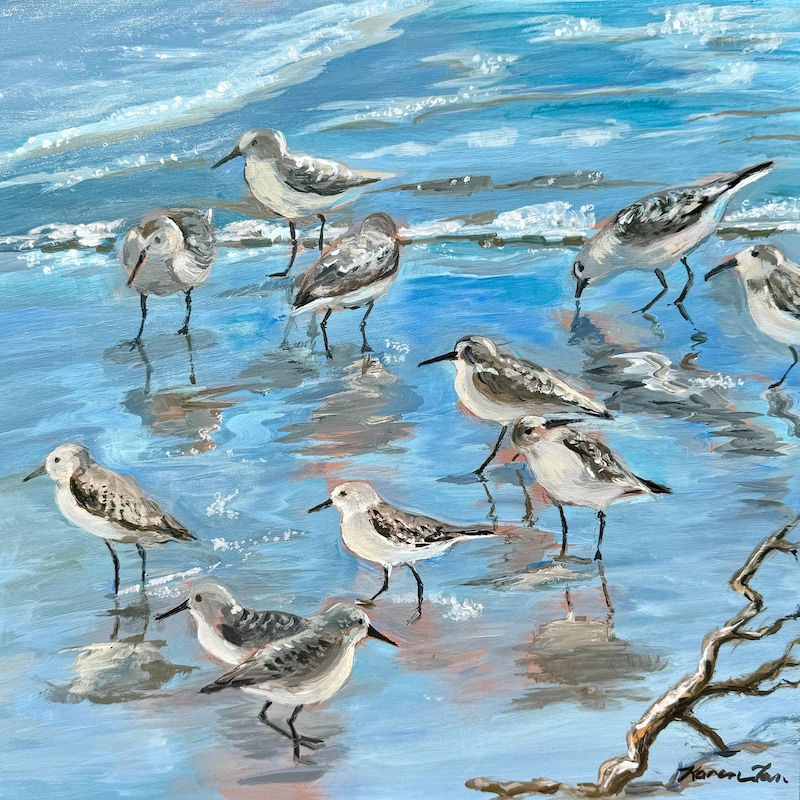 Sandpiper Art - Etsy