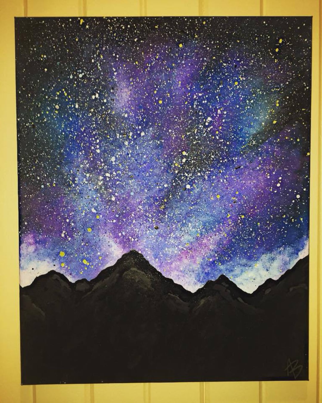 Galaxy Mountains - Etsy