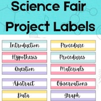 Science Fair Poster Template: Editable STEM Trifold Display (PPTX ...