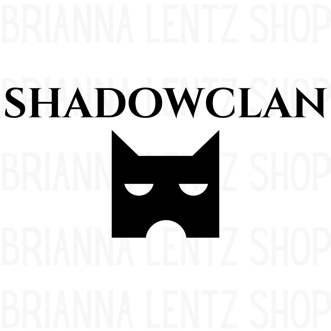 Warrior Cats Shadowclan Symbols SVG PNG PDF Download File - Etsy Hong Kong