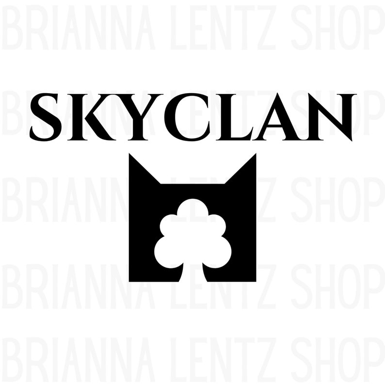 Warrior Cats Skyclan Symbols SVG PNG PDF Download File - Etsy
