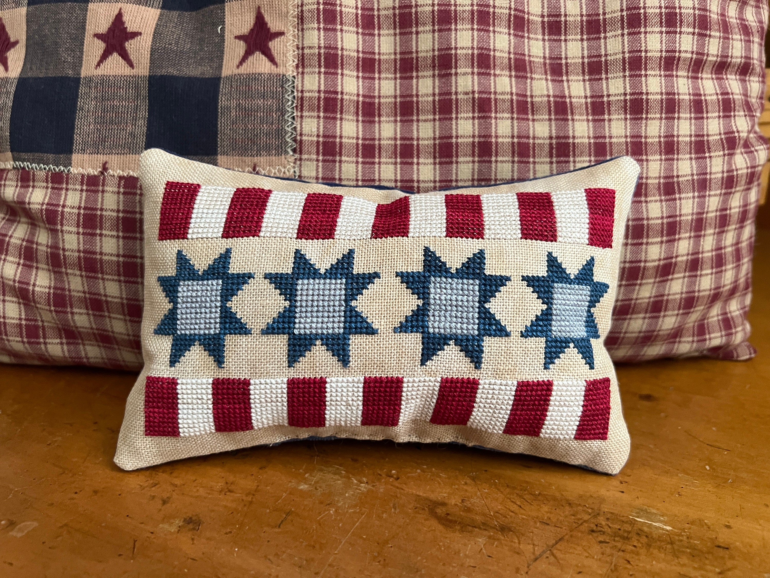 Sawtooth Stars and Stripes Cross Stitch Design Pattern - Etsy