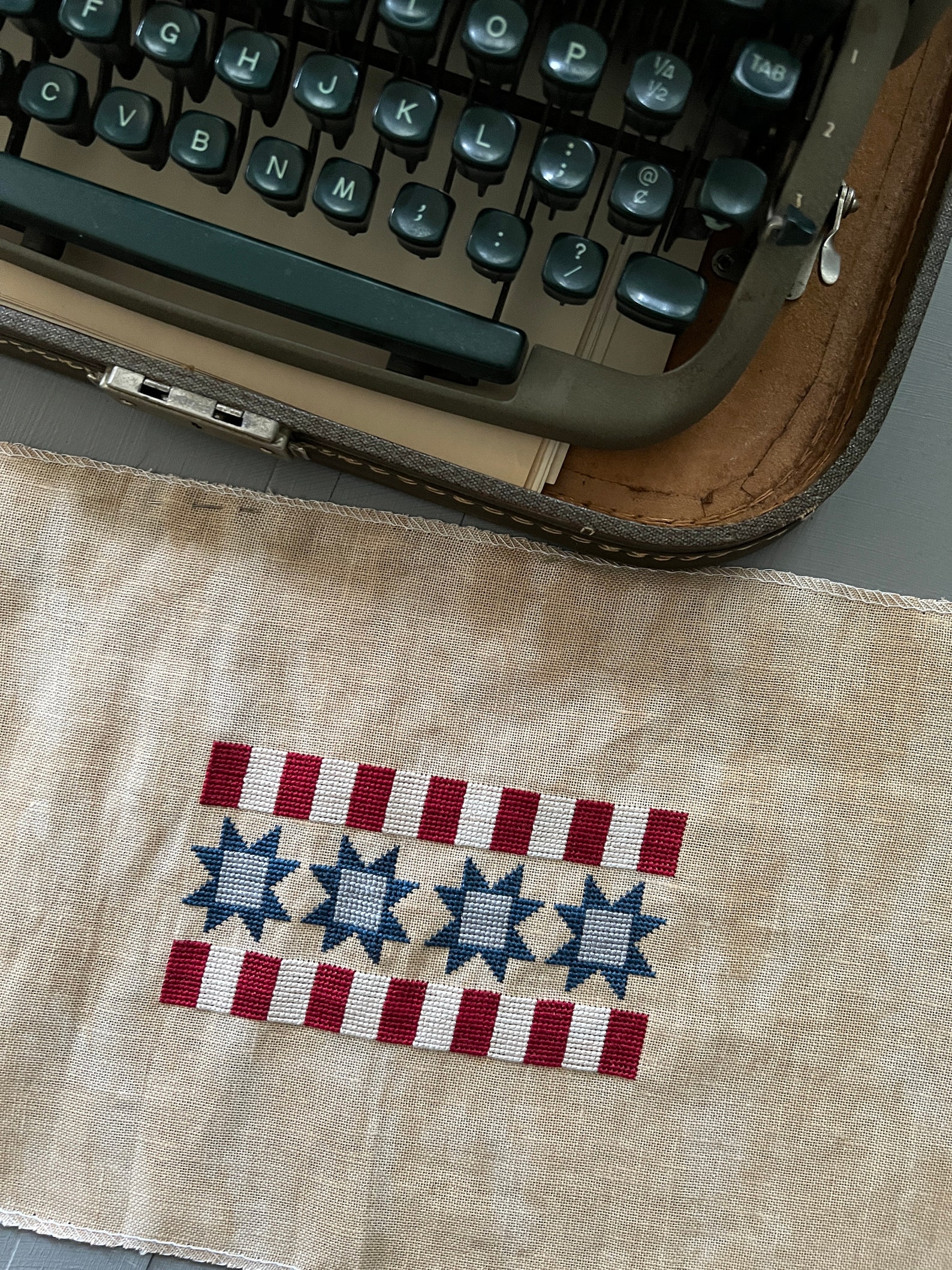 Sawtooth Stars and Stripes Cross Stitch Design Pattern - Etsy