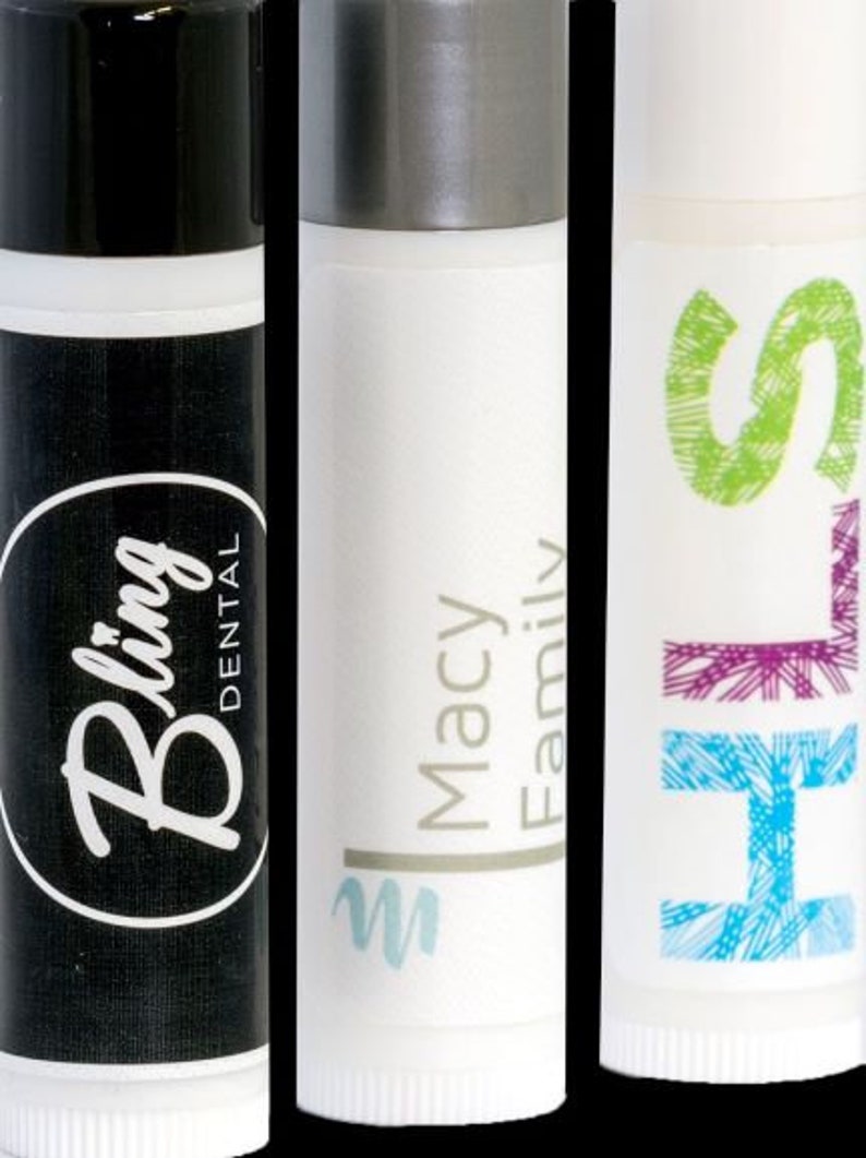 Custom Label Lip Balm Personalized Lip Gloss Custom - Etsy