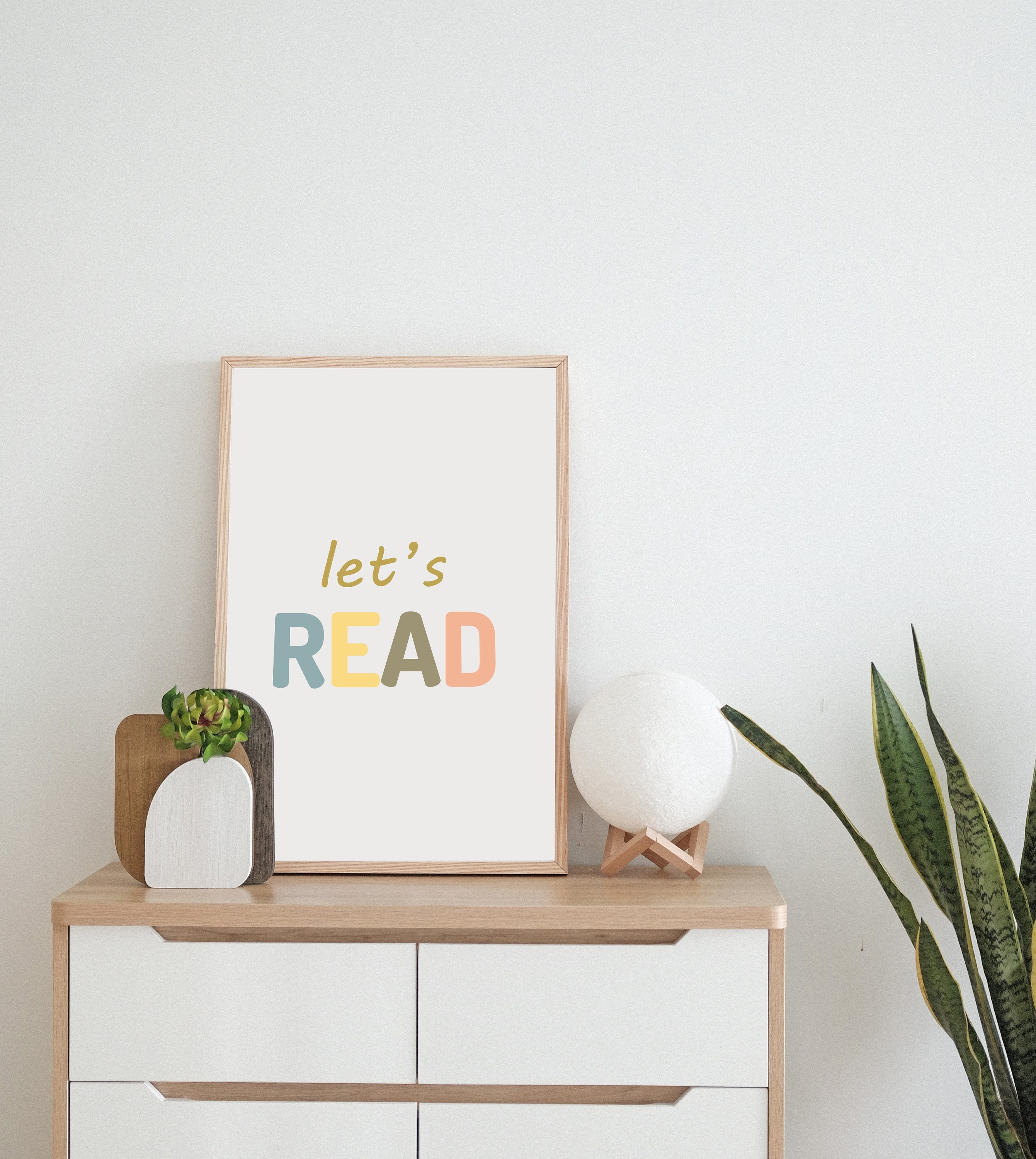 Let's Read Poster. Affirmations for Kids. This is Digital | Etsy