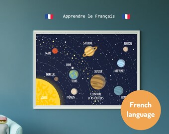 Large Space Poster - Etsy