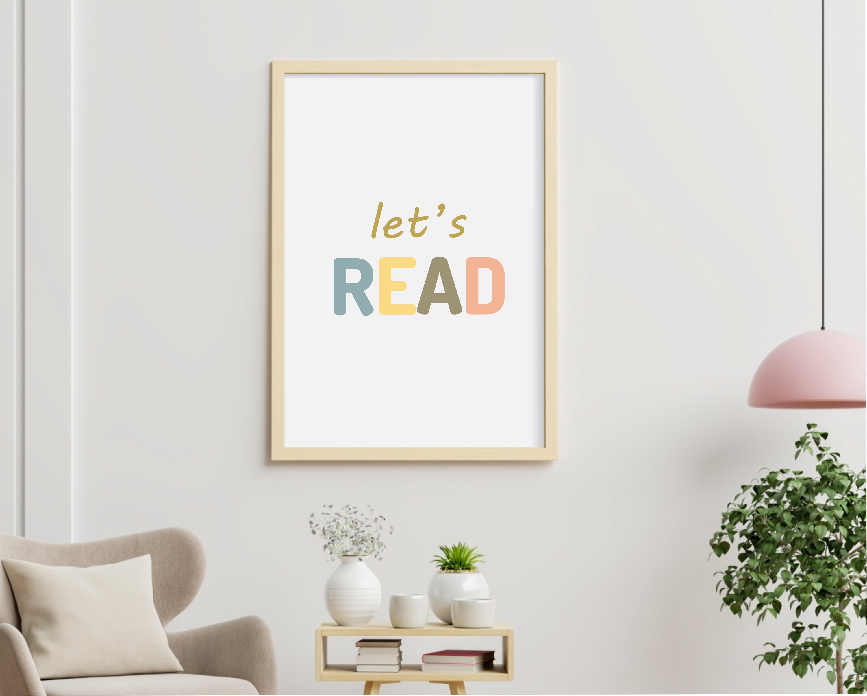 Let's Read Poster. Affirmations for Kids. This is Digital | Etsy