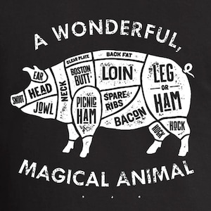 Simpsons Bacon Shirt Funny Tshirt Men's Gift Wonderful Magical Animal ...