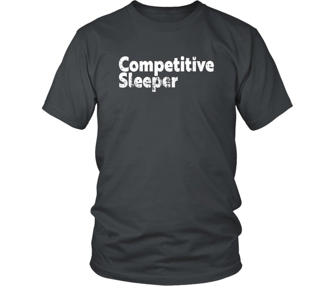 Mens Competitive Sleeper Graphic Tee Funny Dad Shirt Dad, Boyfriend ...