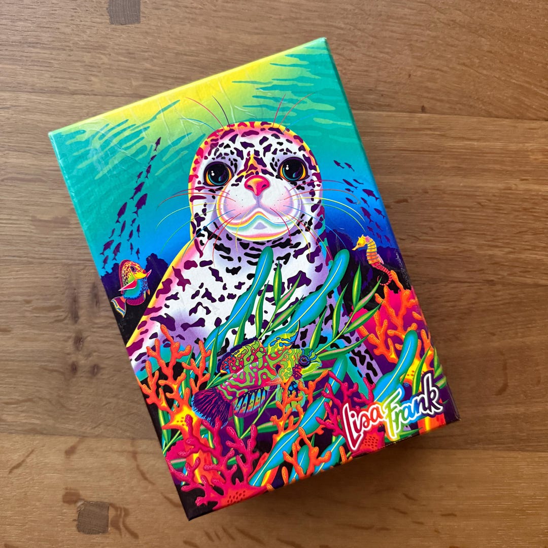 Vintage 1990s Lisa Frank Sea Lion Stationery BOX ONLY - Etsy