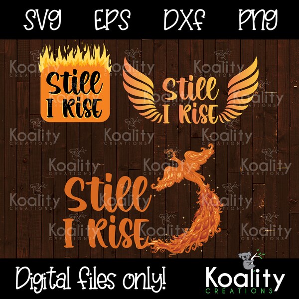 Still I Rise Svg - Etsy