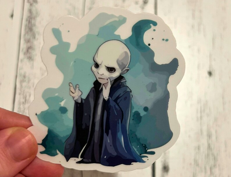 Watercolor Voldemort - Harry Potter Inspired | Waterproof Vinyl Sticker ...