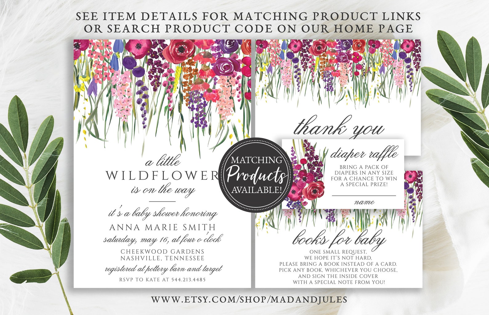 Purple Wildflower Baby Shower Game Bundle Mommy or Daddy - Etsy