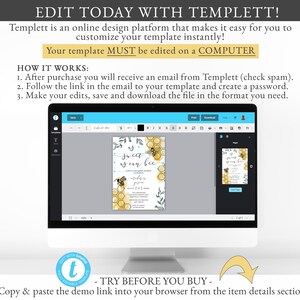 Greenery Custom Banner Template, Pendant Banner, Baby Shower, Bridal ...