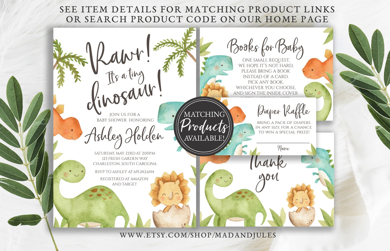 Dinosaur Nursery Rhyme Baby Shower Game Orange Blue Green | Etsy