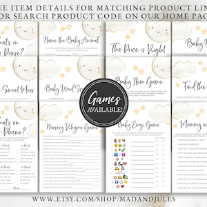 To the Moon and Back Baby Shower Bundle Templates, Invitation, Books ...