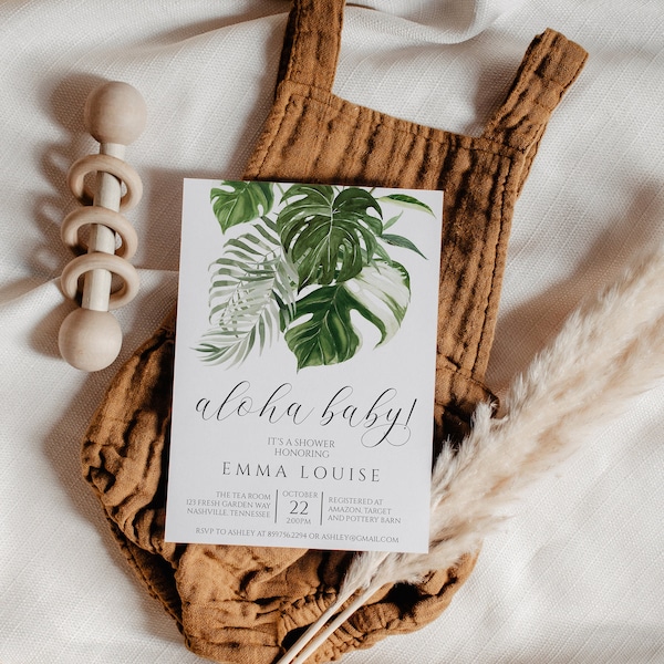 Aloha Baby Shower - Etsy